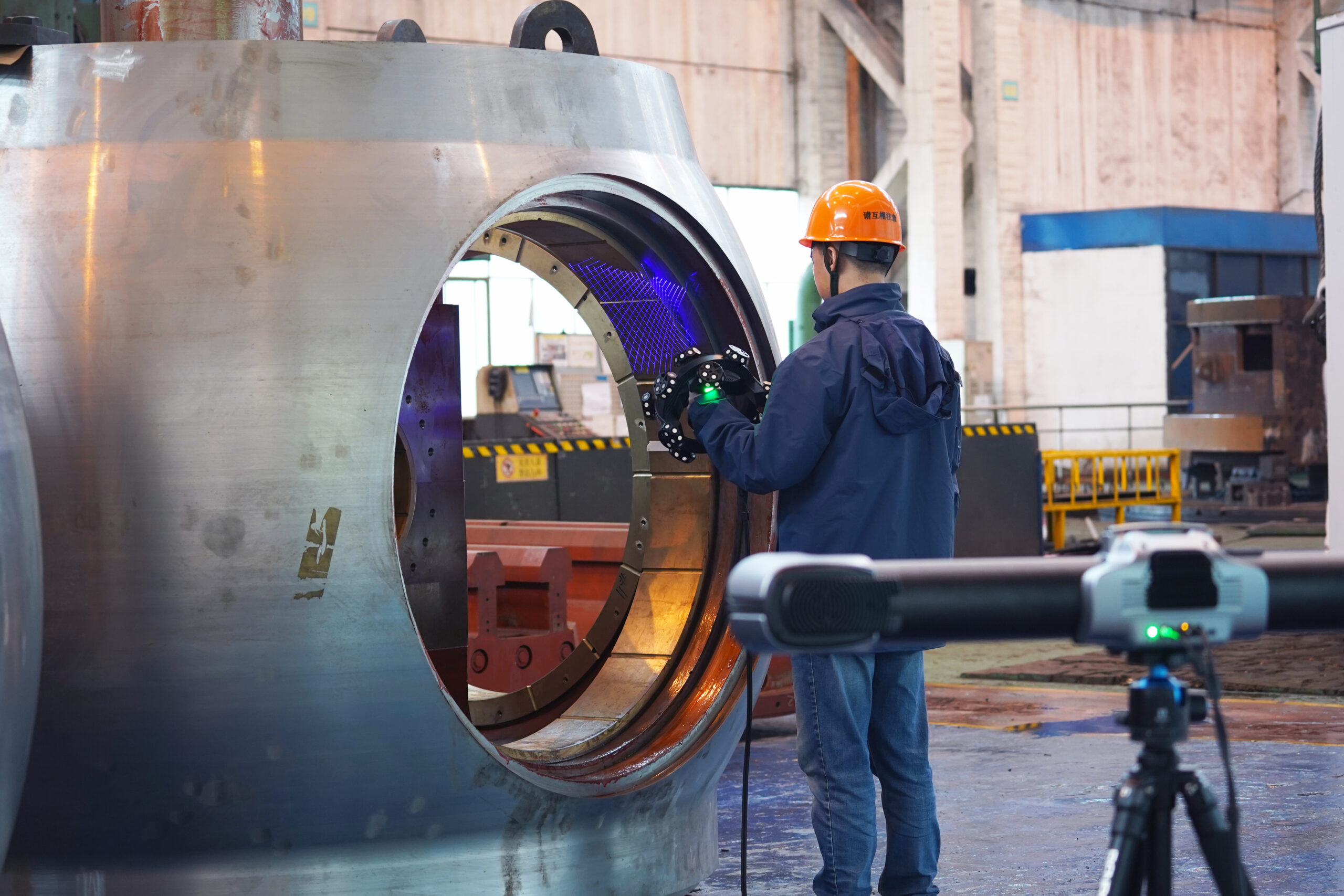 3D Scanning Hydropower Equipment With Trackscan-Sharp – T3DMC